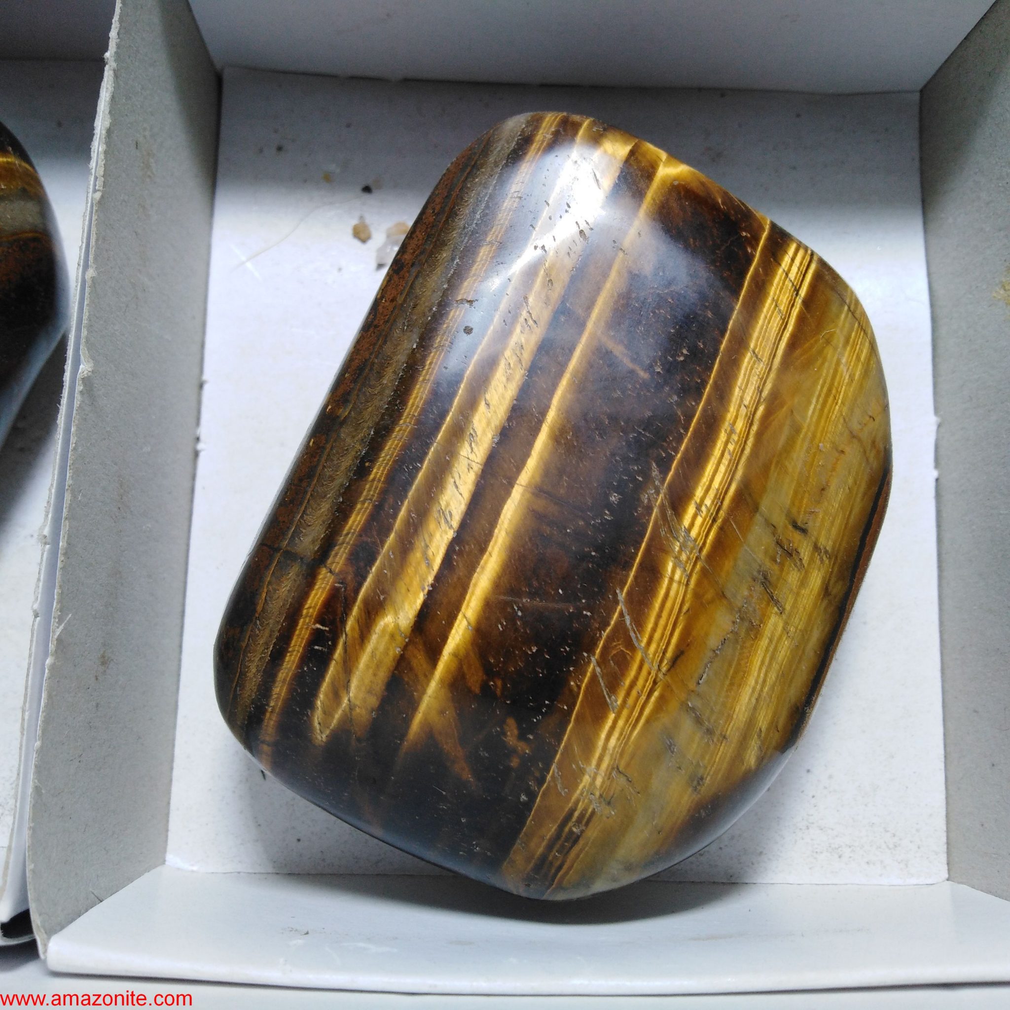 One Box of 6 Polished Tigers Eye Mineral Specimens From Northern Cape ...
